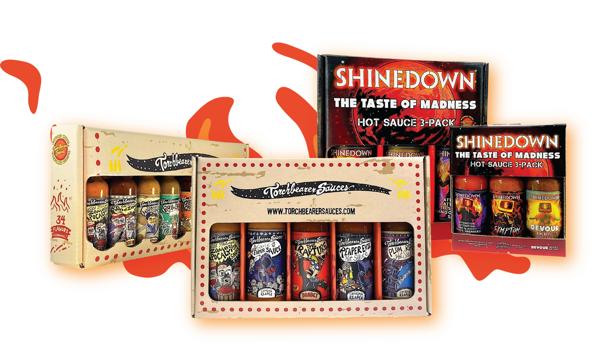 Hot Sauce Packs & Boxed Gift Sets - TorchBearer Sauces